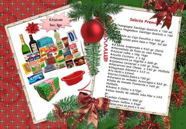 Canastas navideñas glomi's en Lima - Otros Artículos | 555625 Canastas navideñas glomi's en Lima - Otros Artículos | 555625
