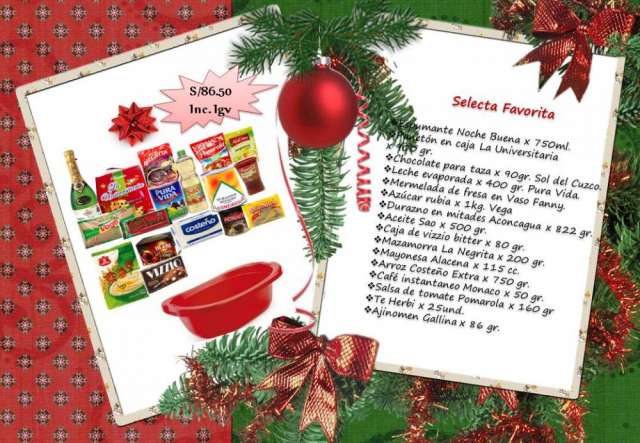 Canastas navideñas glomi's en Lima - Otros Artículos | 555625 Canastas navideñas glomi's en Lima - Otros Artículos | 555625